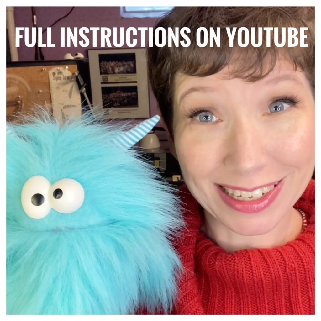 Lil’ Monster Puppet Pattern – Puppet Patterns & Custom Puppets | LA Puppets
