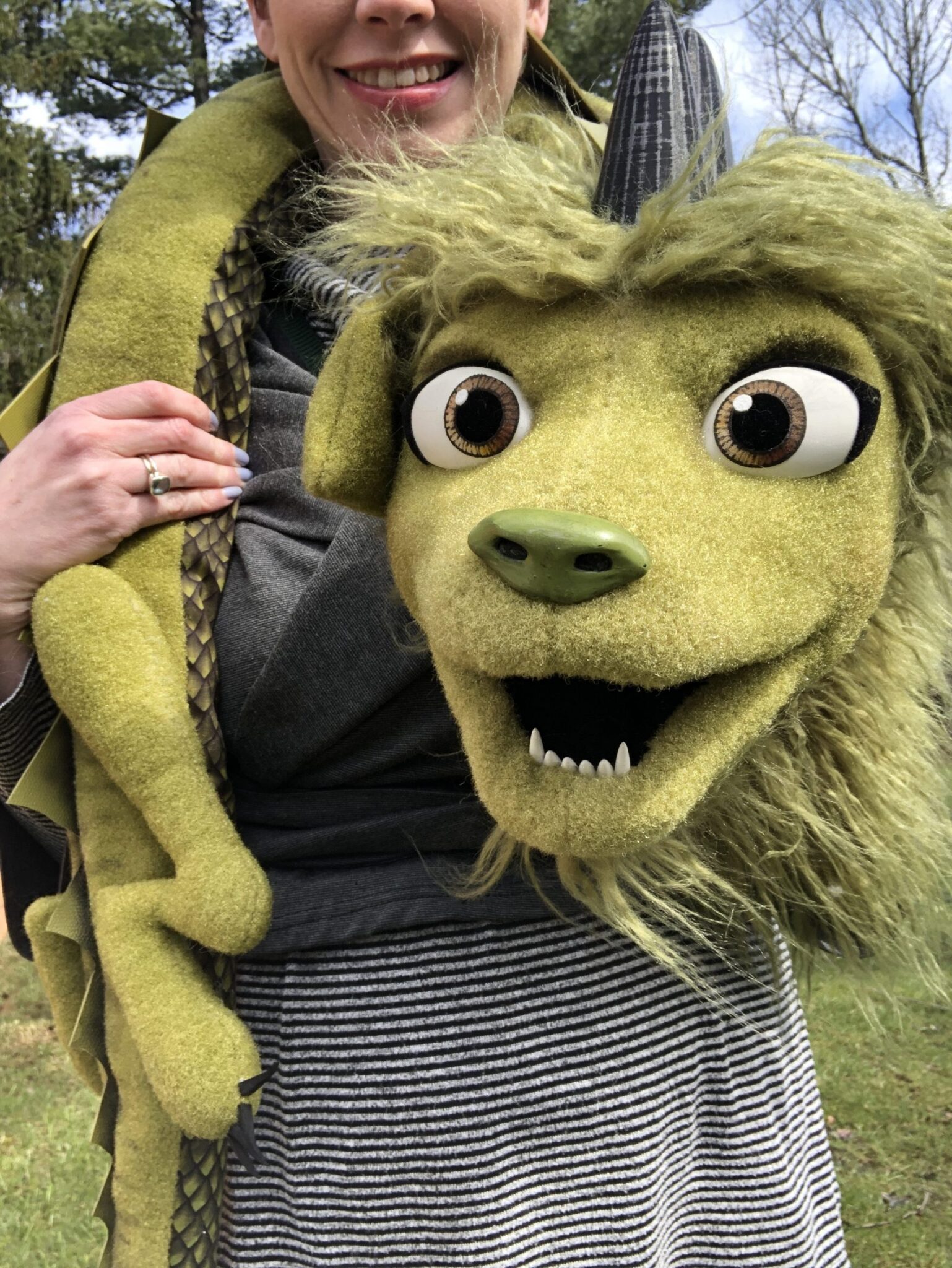 Wearable Dragon Puppet Pattern – Puppet Patterns & Custom Puppets | LA ...