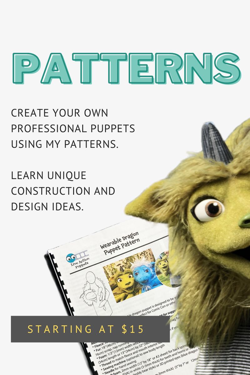 Live Action Puppets Professional Puppet Patterns & Supplies
